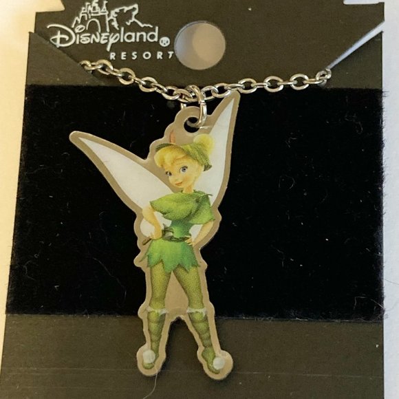 Disney | Jewelry | Vintage Disney Tinker Bell Necklace Tinkerbell Tink ...